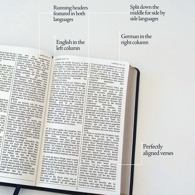 Deutsch - The Dual Language Book of Mormon – Native Scripture