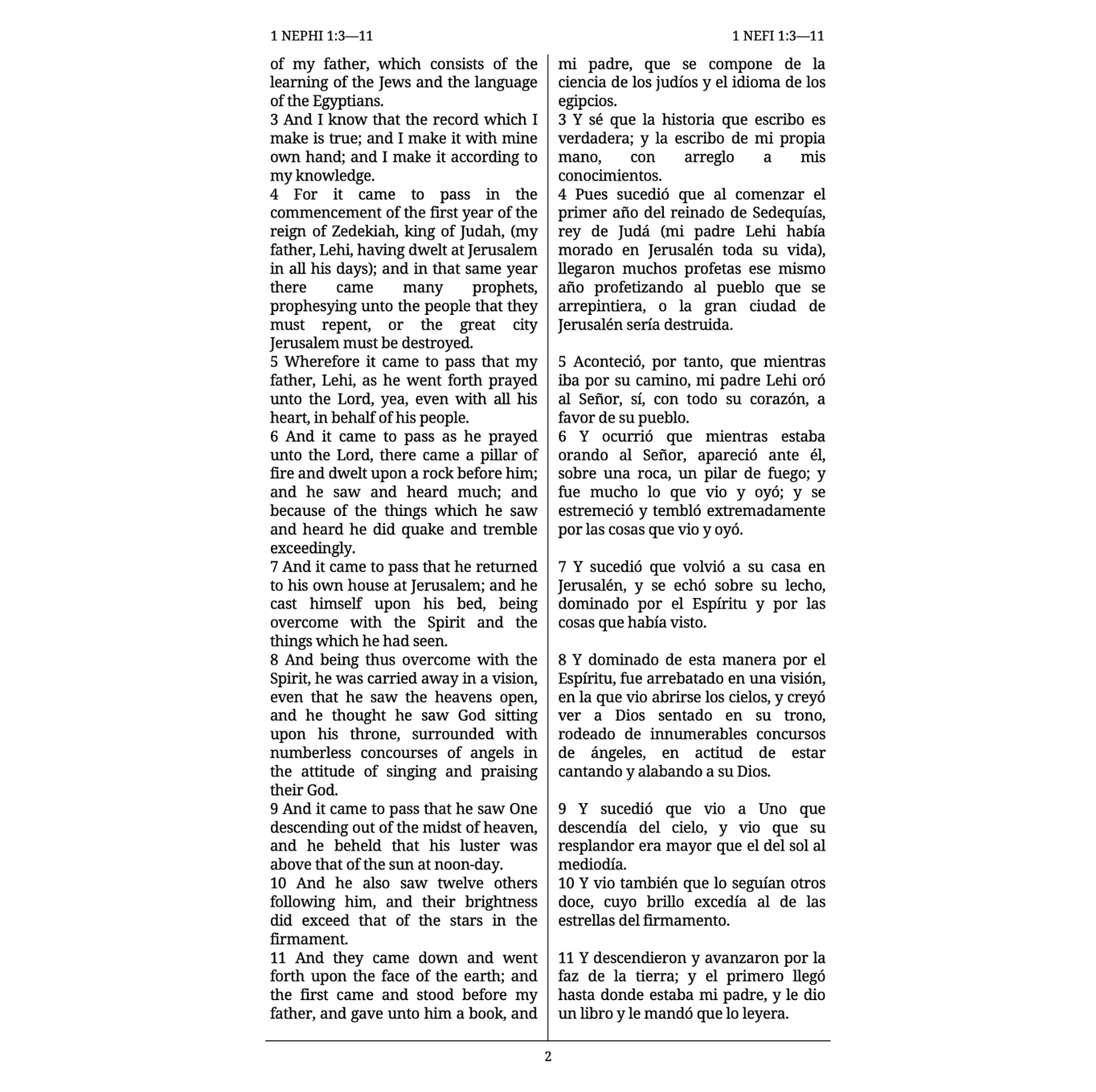 Español - The Dual Language Book of Mormon – Native Scripture